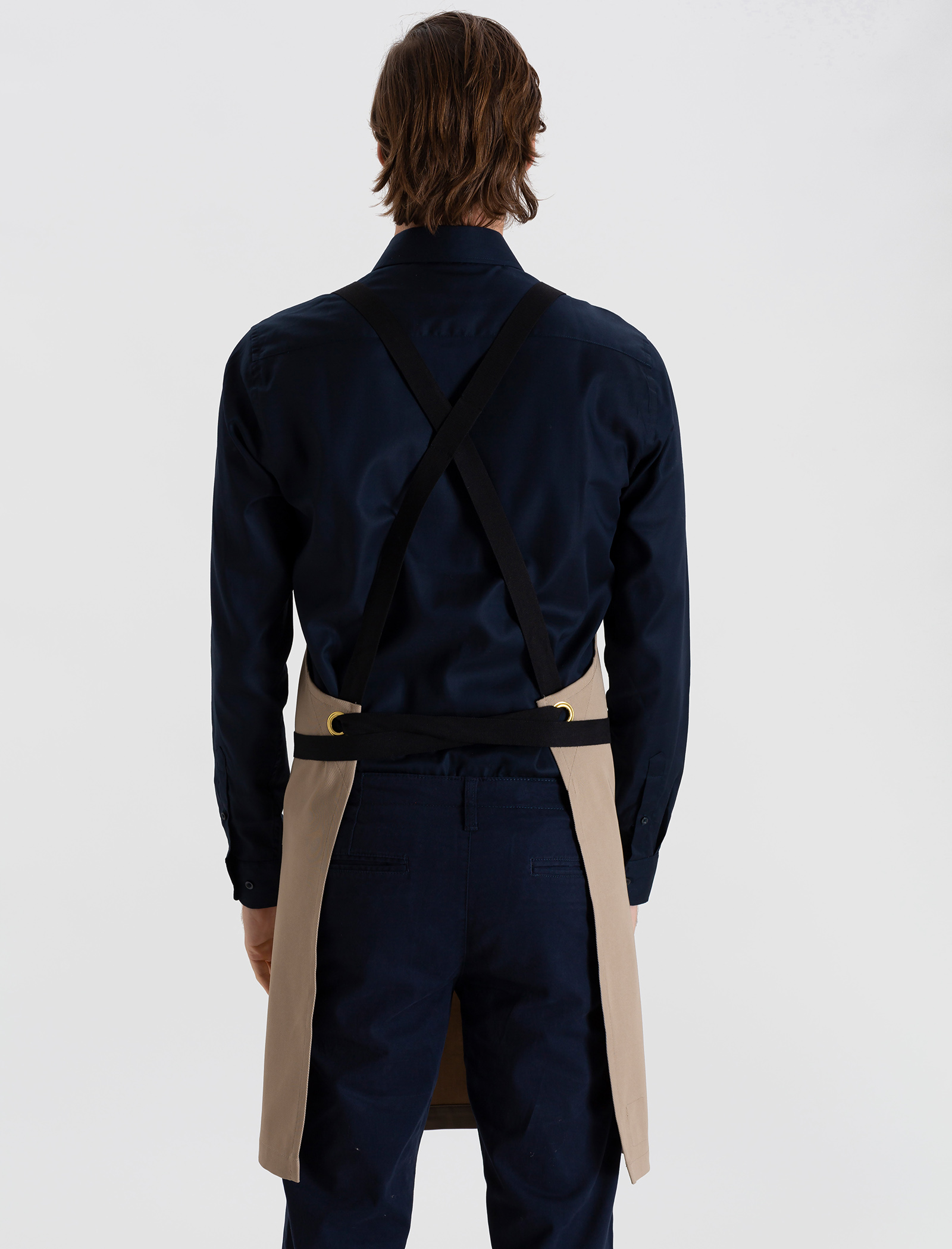 Sand Cross-Back apron - Qooqer