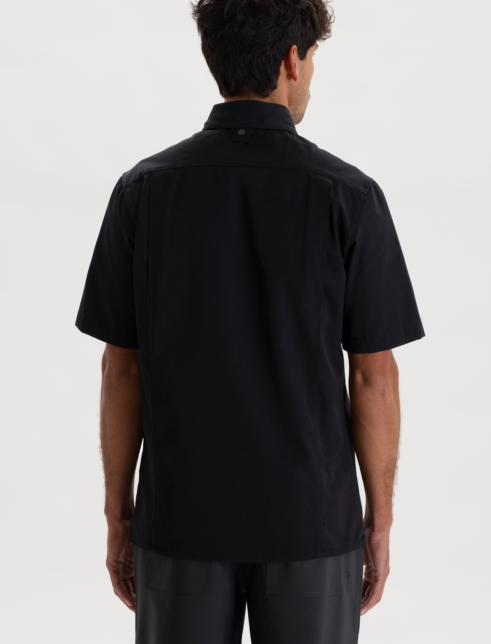 Premium black work shirt, a perfect fusion of design and quality. - Qooqer
