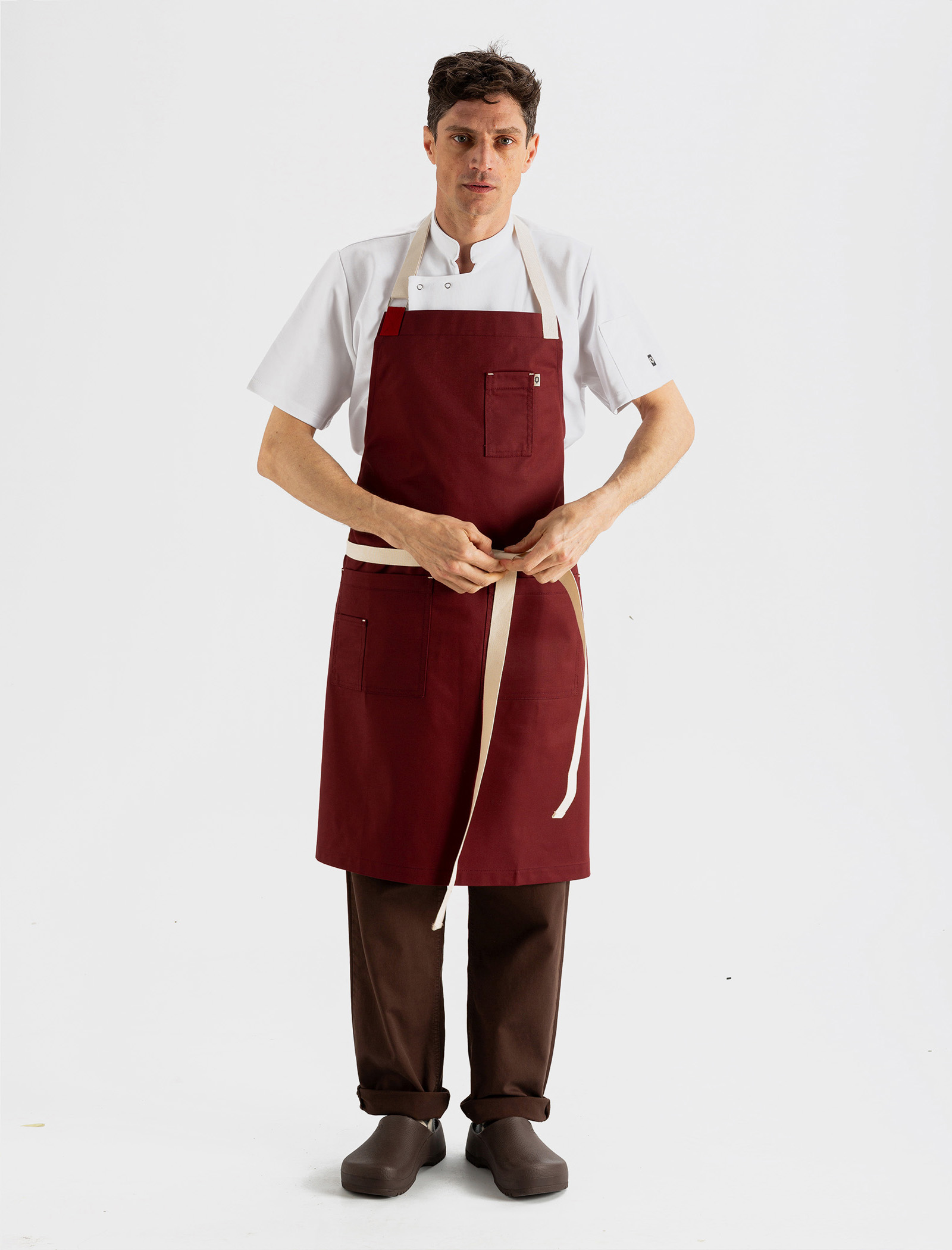 Red chef apron - Qooqer