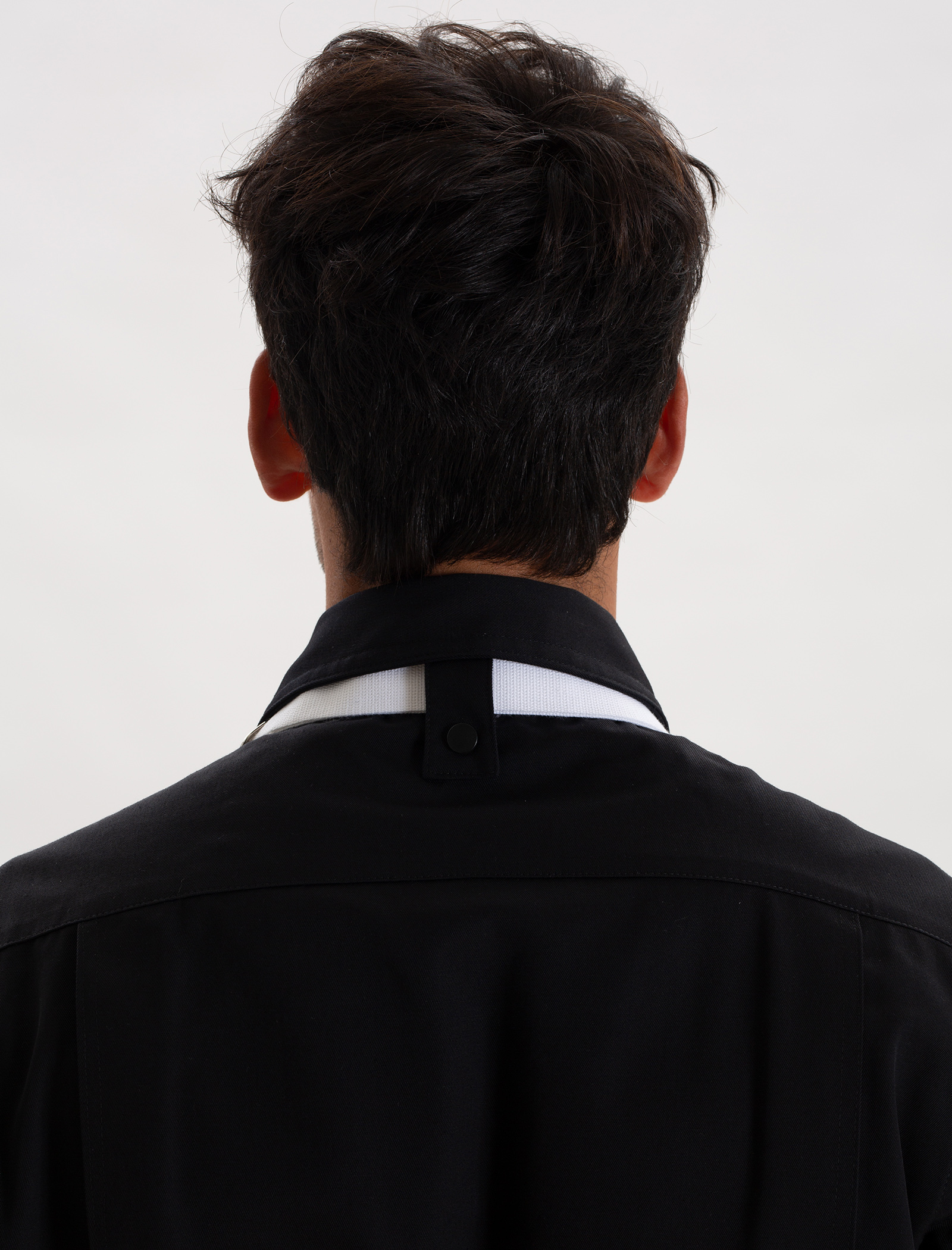 Cross-back blue apron - Qooqer