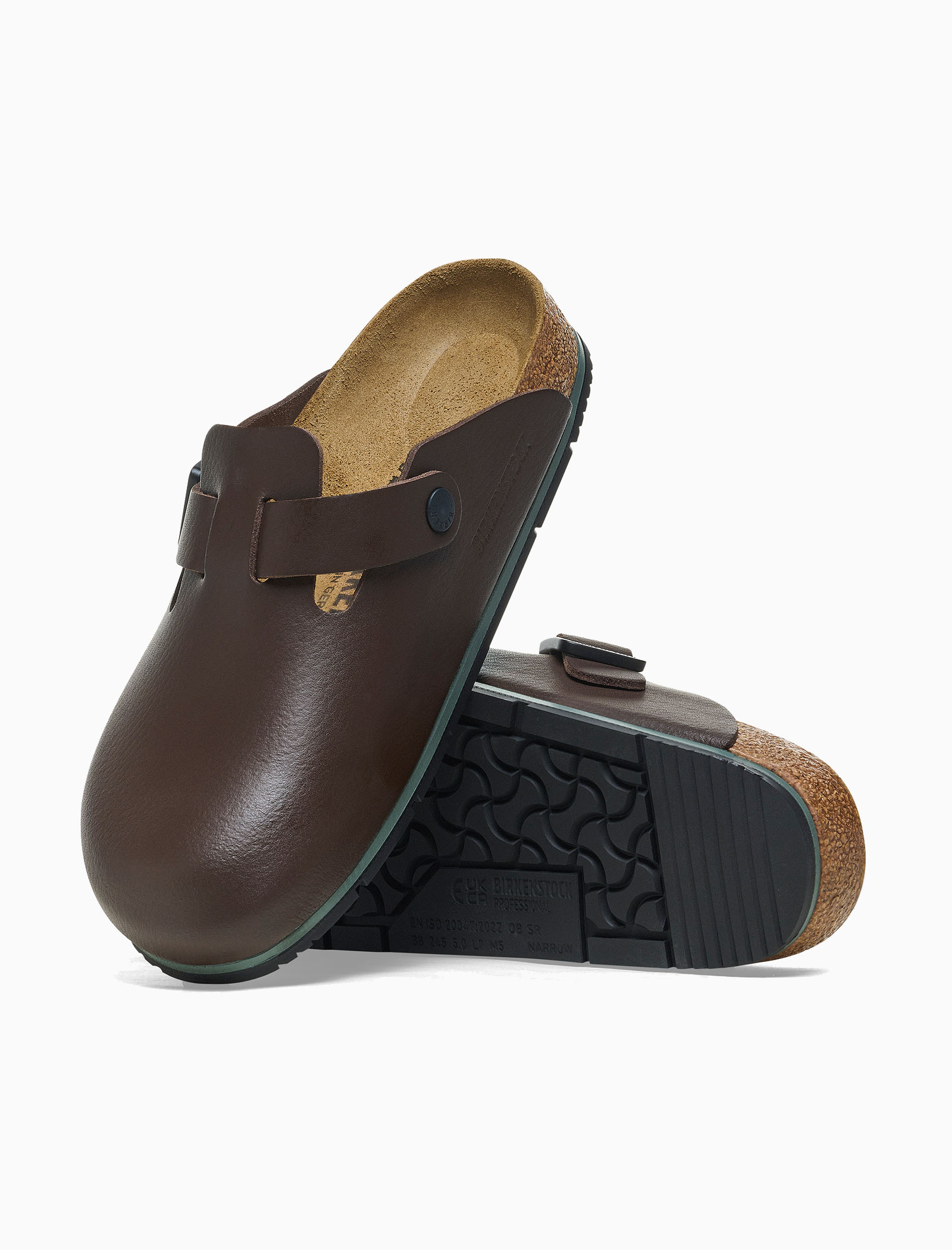 Birkenstock brown leather clogs - Qooqer