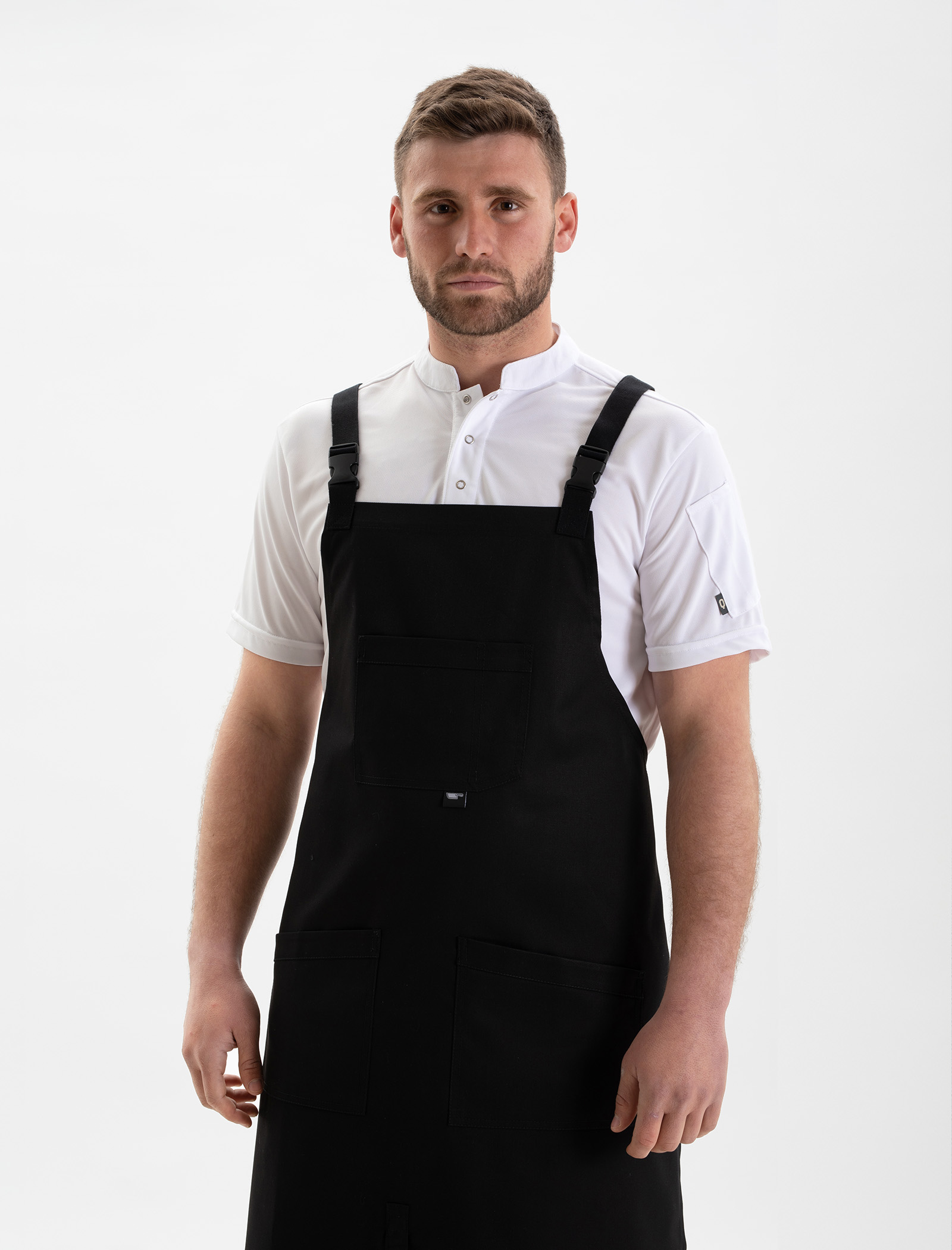 White anti-odour Chef Polo Shirt - Qooqer