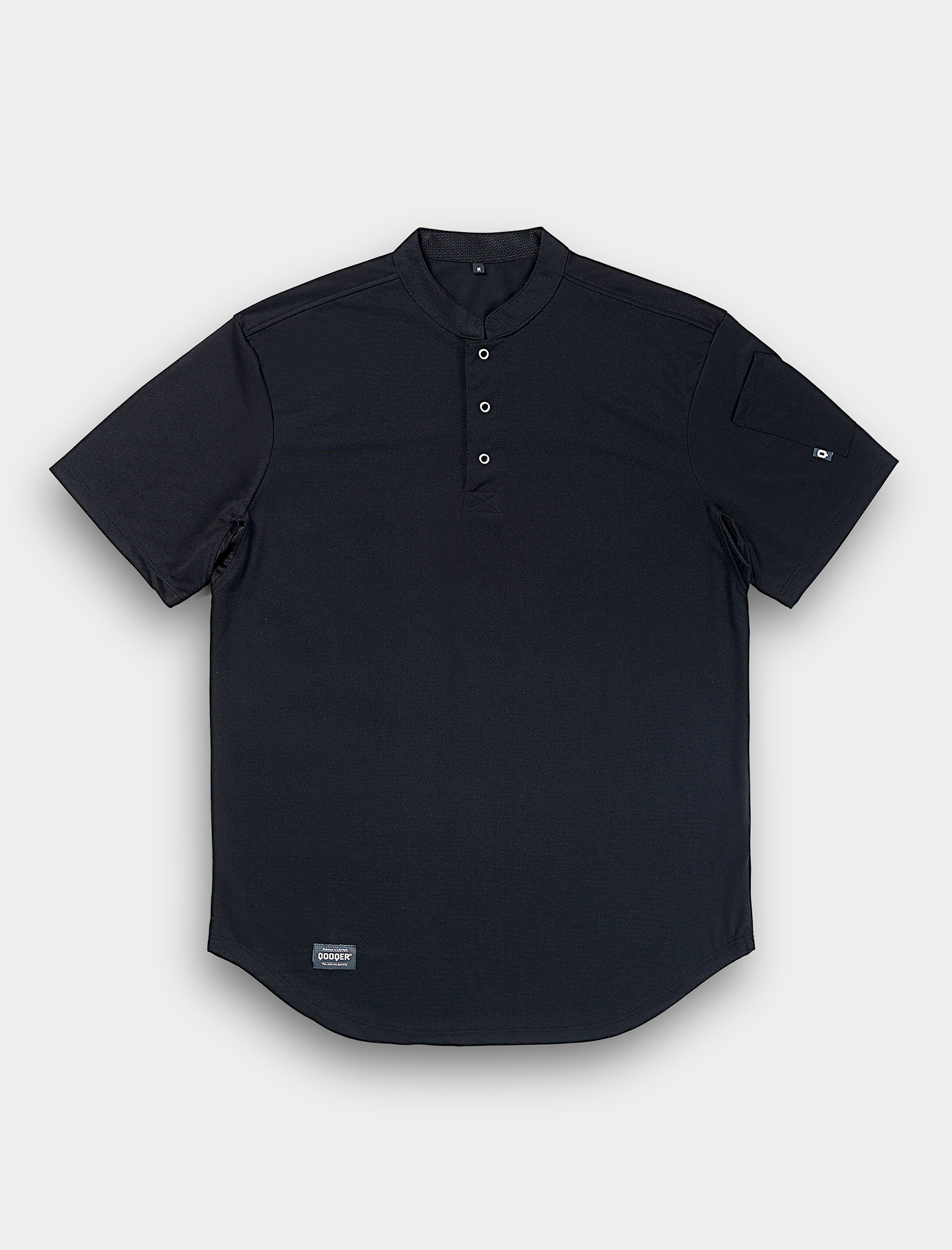 Black anti-odour Chef Polo Shirt - Qooqer