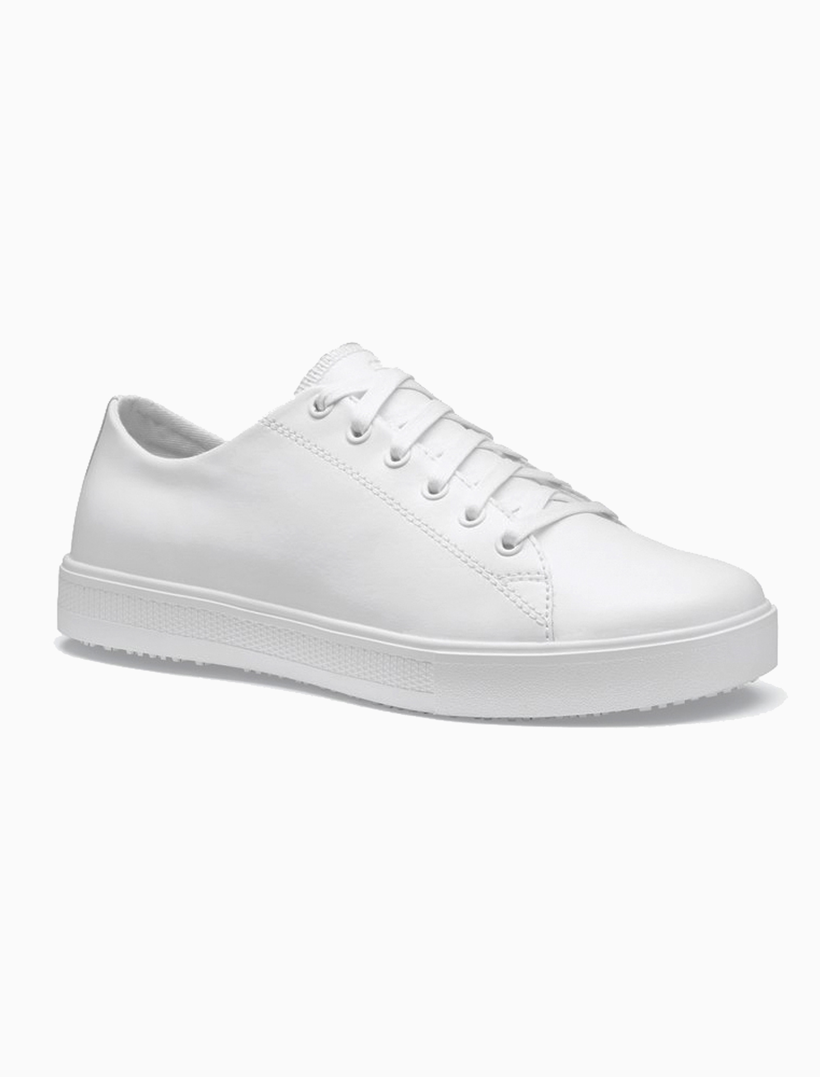 Comfortable white work shoes - Qooqer