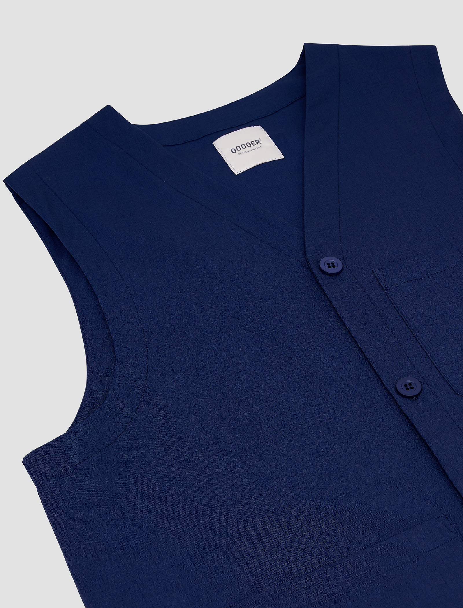 Chaleco azul camarero - Qooqer